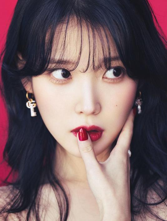 Baru Berulang Tahun, Ini Potret Cantik IU dalam Gaya Rambut Wolf Cut ...