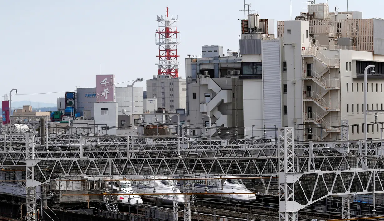 FOTO: Shinkansen, Kereta Super Cepat Warisan Olimpiade 1964 Jepang ...