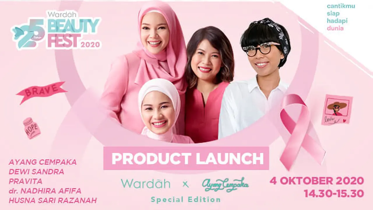 Selebrasi Hari Jadi ke 25, Wardah Gelar Festival Virtual Kecantikan ...