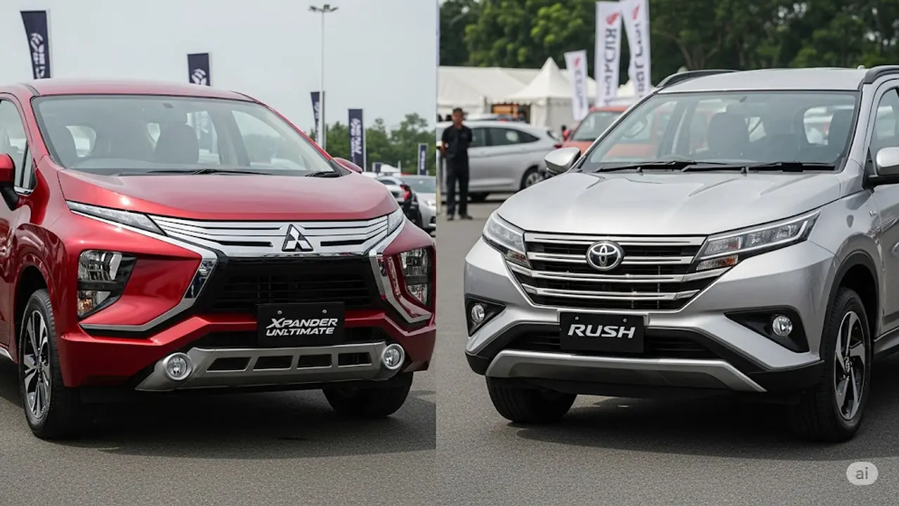 Pilihan Mobil Bekas Rp 200 Jutaan, Toyota Rush atau Mitsubishi Xpander ...