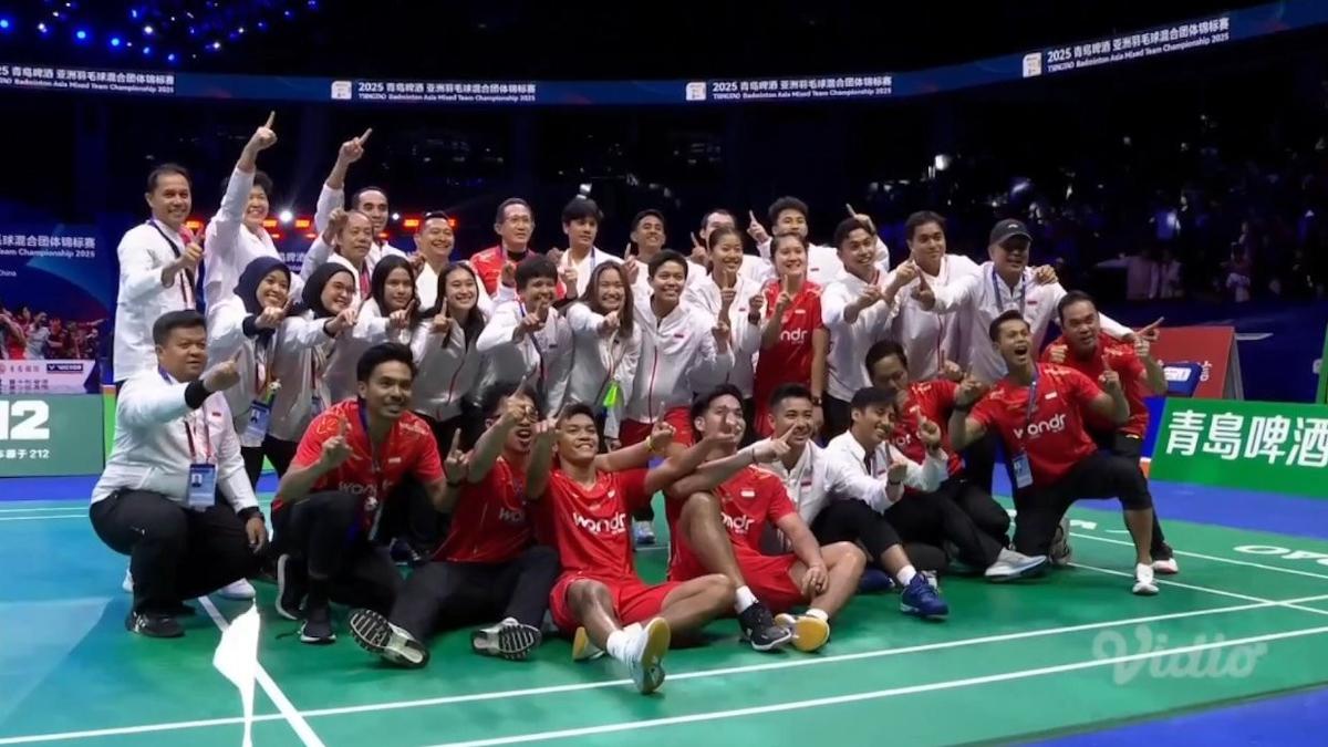 Kalahkan China 3-1, Indonesia Juara Badminton Asia Mixed Team Championship untuk Kali Pertama ...