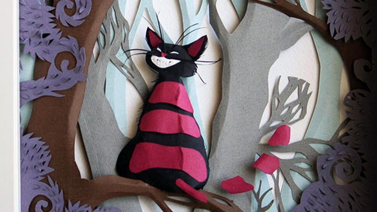 Terinspirasi Alice In Wonderland, Seniman Ini Buat Papercut Lucu ...