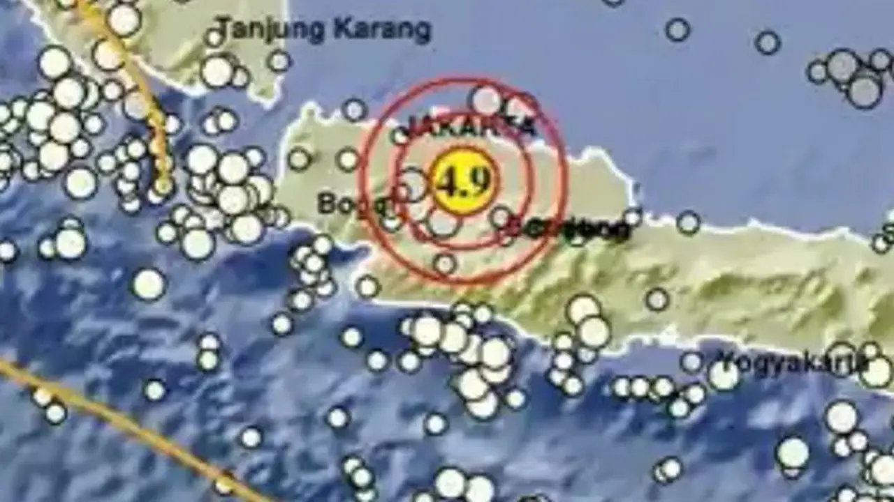 Gempa Bumi Magnitudo 4,9 Guncang Bekasi, Getaran Terasa Hingga Sukabumi dan Cianjur - News ...