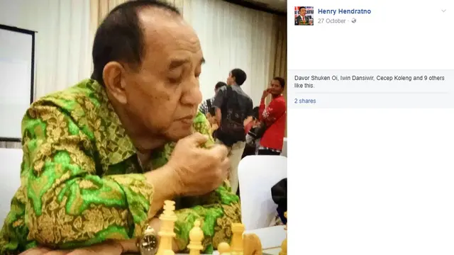 Ardiansyah, Grand Master Catur Indonesia Meninggal Dunia - Bola ...