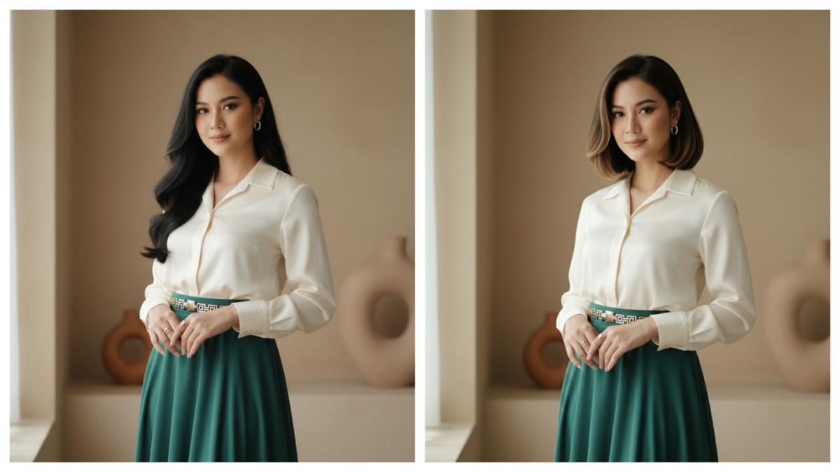 Kumpulan Prompt Gemini AI untuk Simulasi Gaya Rambut Pendek Wanita, dari Bob sampai Pixie