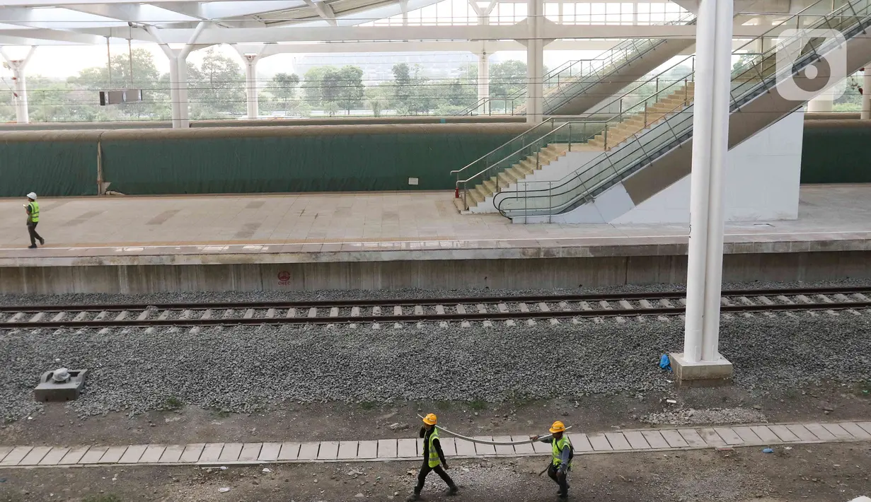 Melihat Progres Pembangunan Stasiun KCJB di Karawang dan Tegalluar ...