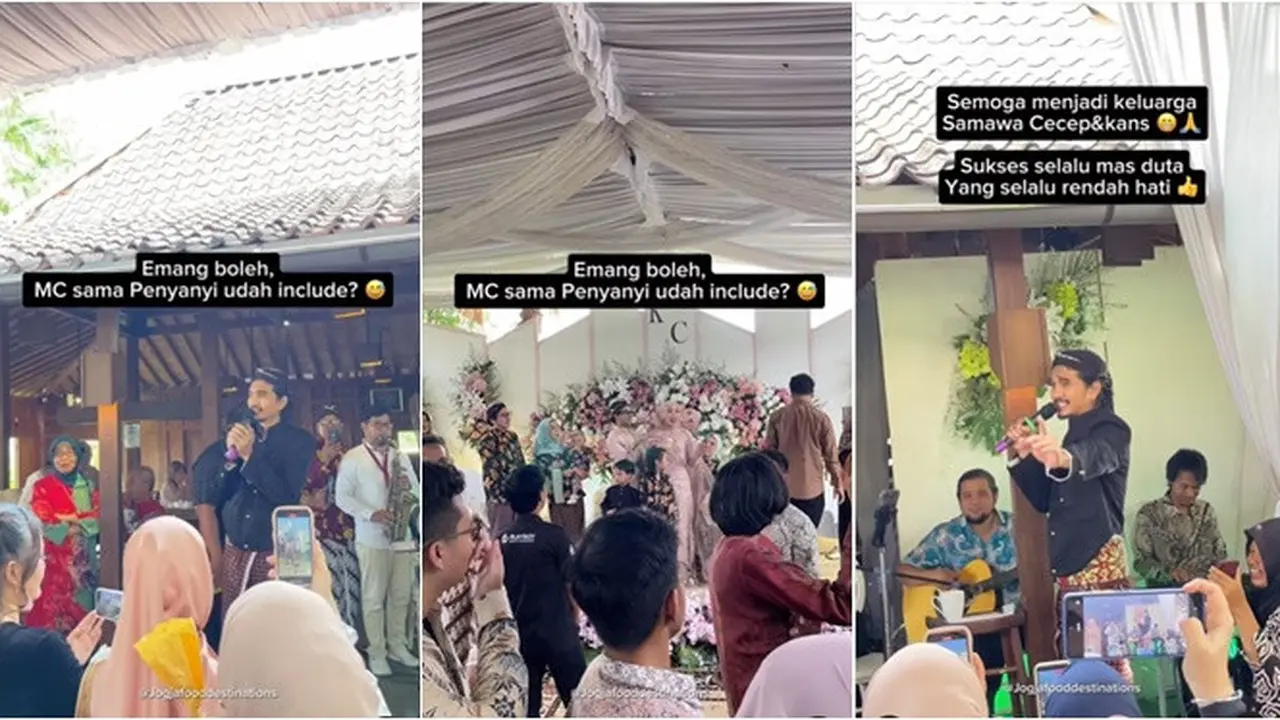 Viral Duta Sheila On 7 Nyanyi di Kondangan Sekaligus Jadi MC, Bikin Heboh Tamu - Hot Liputan6.com