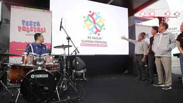 Launching Logo Sumpah Pemuda ke-95, Menpora Dito Ajak Anak Muda Lawan ...