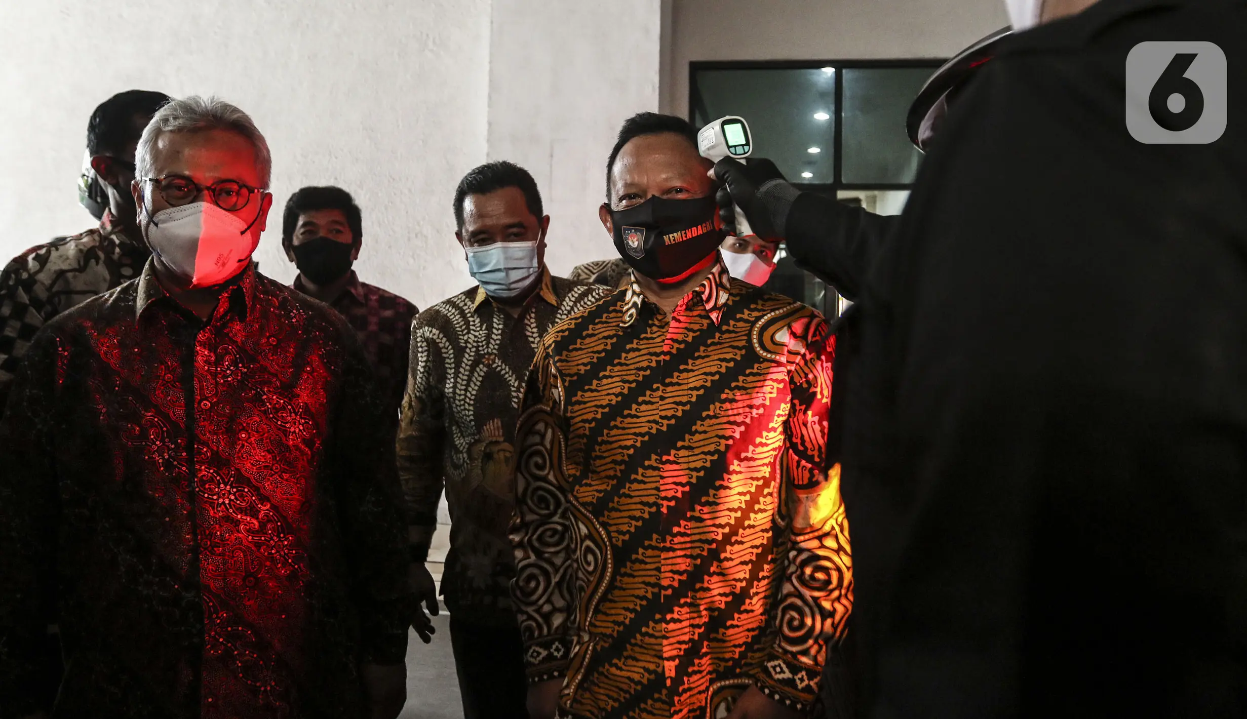 FOTO: Mendagri Tito Karnavian Sambangi KPU - Foto Liputan6.com