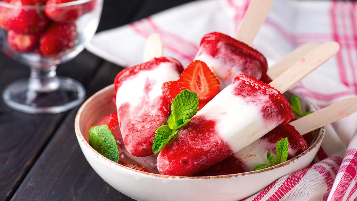 Resep Healthy Fruit & Yogurt Popsicles
