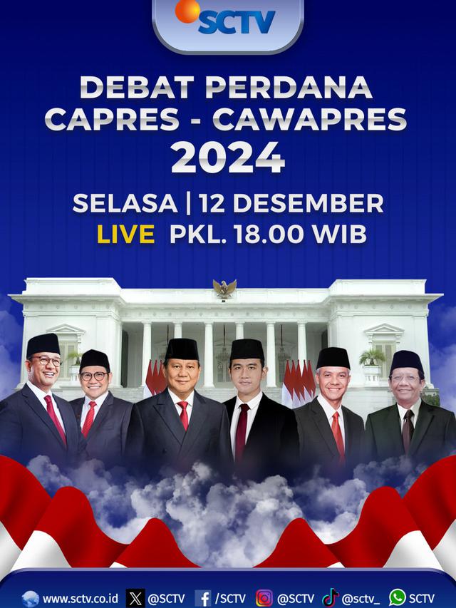 Catat, Jadwal Lengkap dan Tema Debat Capres-Cawapres Pemilu 2024
