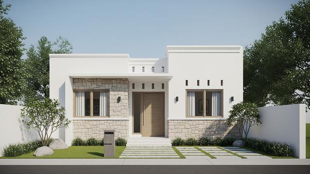 7 Desain Fasad Rumah Type 27 agar Terlihat Seperti Type 36, Trik Jitu ...