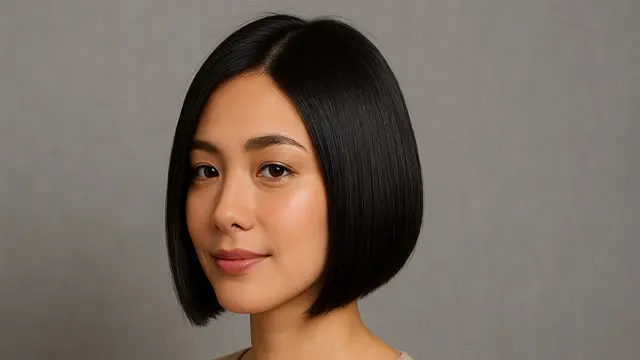 7 Model Rambut Bob Nungging 2025 untuk Rambut Tipis, Tampil Bervolume ...