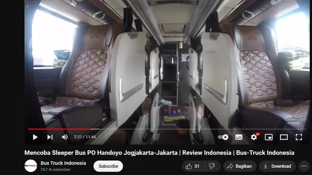 6 Rekomendasi PO Penyedia Sleeper Bus Mewah, Alternatif Moda ...