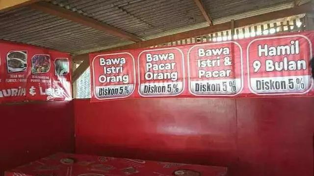 6 Tulisan Promo Makan Gratis Ini Nyeleneh, Bikin Pembeli Senyum Tipis - Hot Liputan6.com
