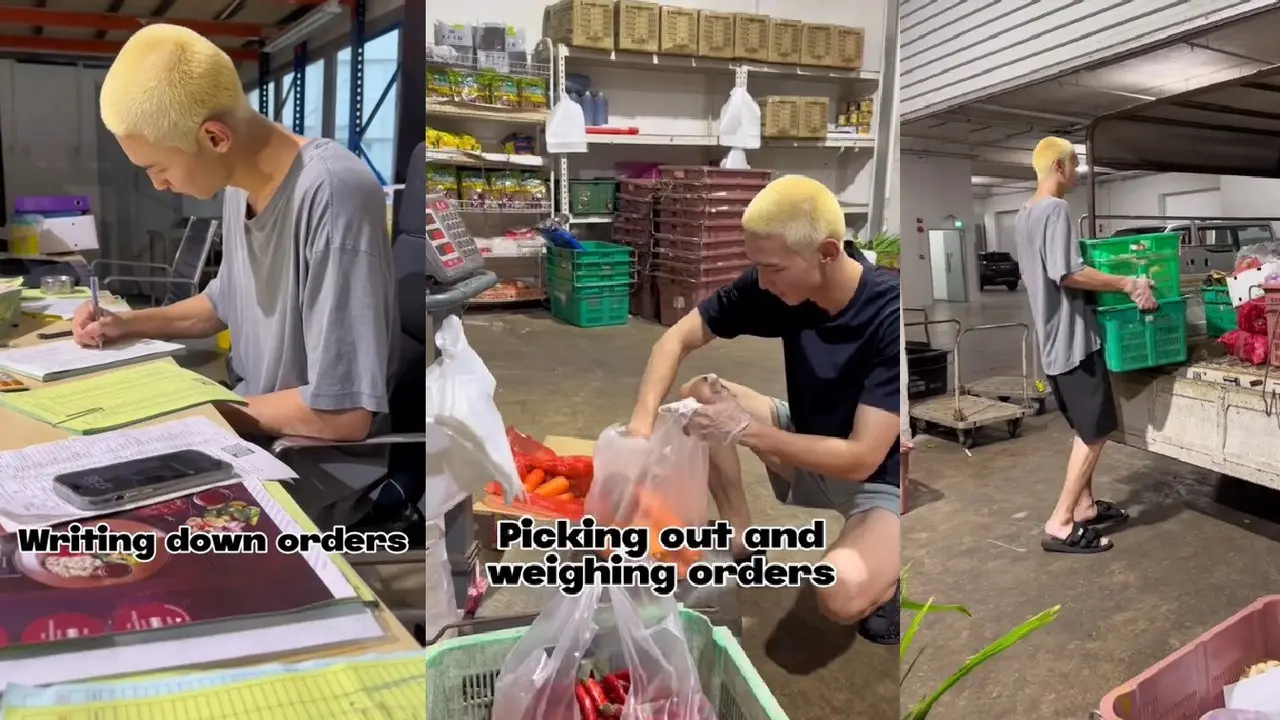 Potret Bryan Yap Model Sekaligus Pedagang Sayur, Alasannya Bikin Kagum - Hot Liputan6.com