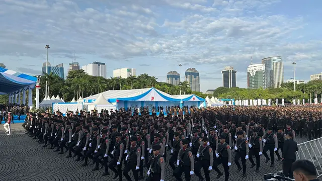 Upacara HUT Ke-79 Bhayangkara Digelar di Monas, Prabowo Akan Sampaikan Amanat - News Liputan6.com
