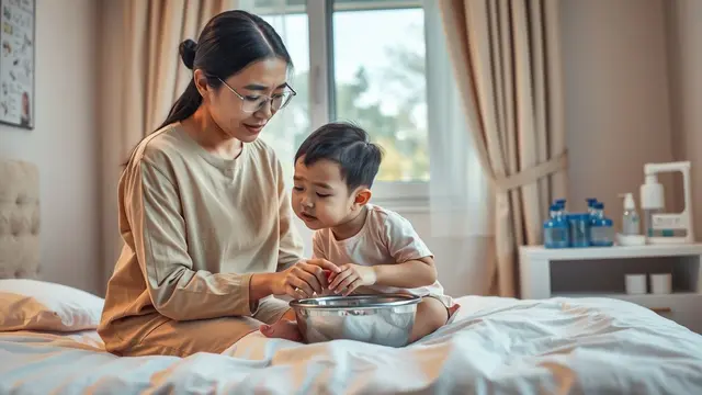 Cara Mengatasi Muntah pada Anak, Orang Tua Wajib Tahu - Feeds Liputan6.com