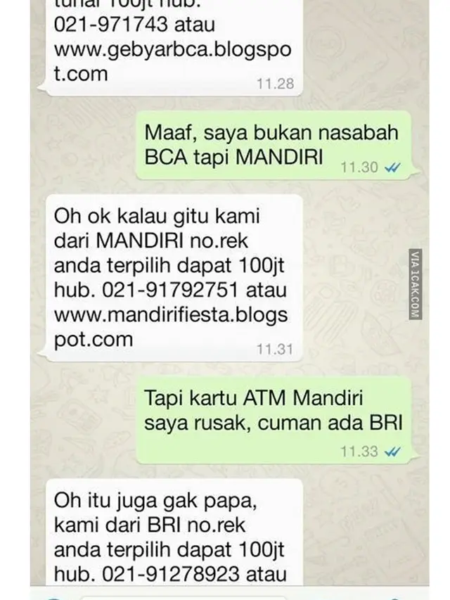 6 Chat dengan Tukang Tipu Ini Kocak Sekaligus Bikin Kesal - Hot ...