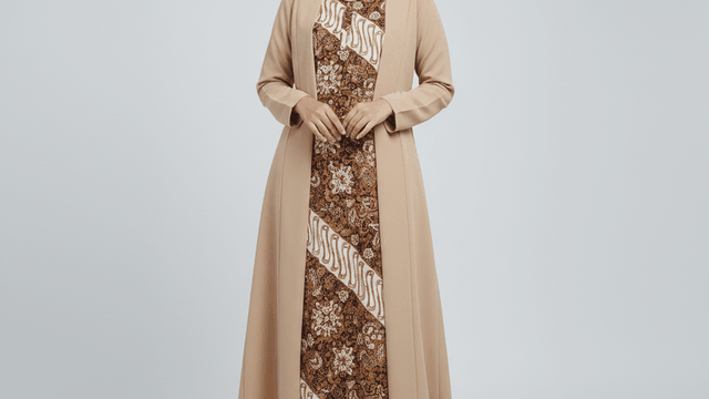 9 Model Gamis Batik Hijab Modern Model Cardy yang Wajib Dimiliki ...