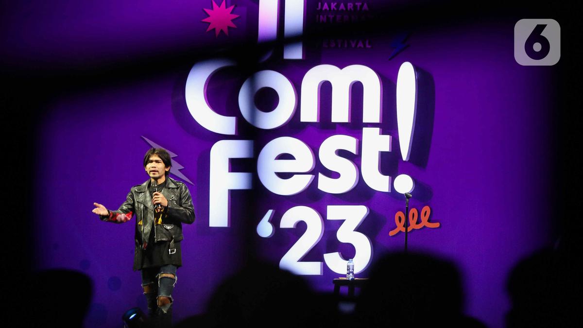Indra Frimawan Ramaikan Hari Pertama JICOMFEST 2023 - Foto Liputan6.com