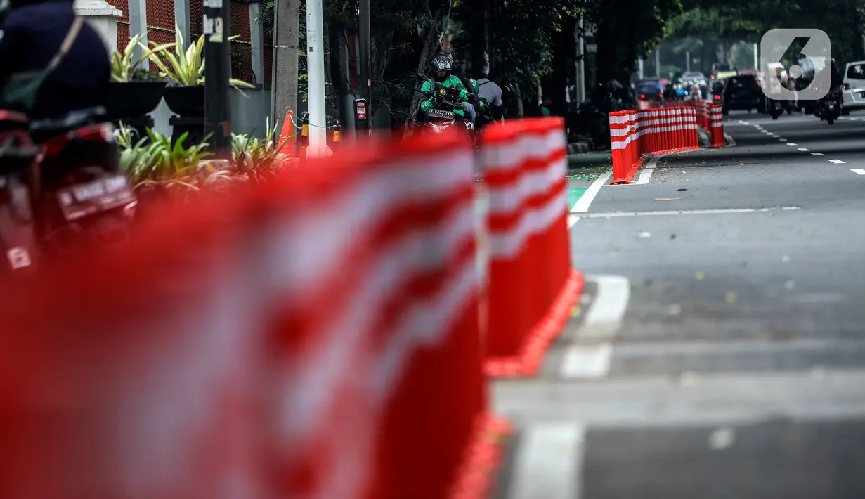 Pemprov DKI Perbanyak Jalur Sepeda - Foto Liputan6.com