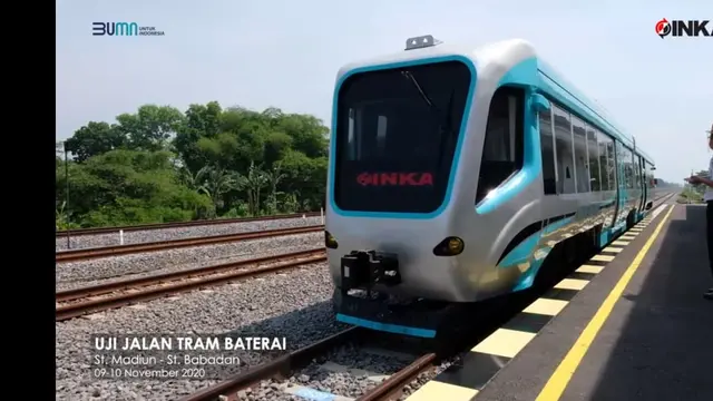 Simak, Kecanggihan Tram Baterai Buatan INKA - Bisnis Liputan6.com