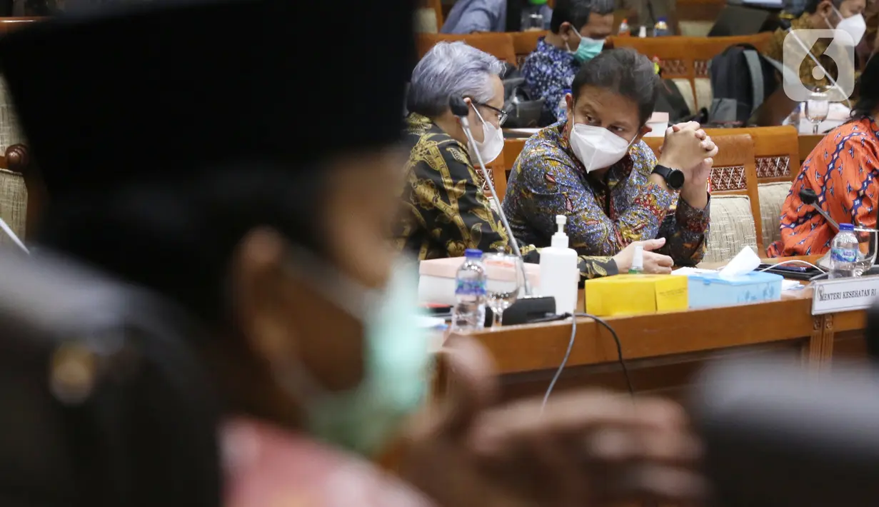 Foto Menteri Kesehatan Rapat Bareng Komisi Ix Dpr Foto Liputan6