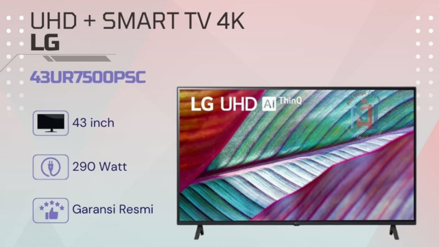 7 Pilihan Smart TV 43 Inch Terbaik Harga Rp 3 Jutaan di Awal 2026
