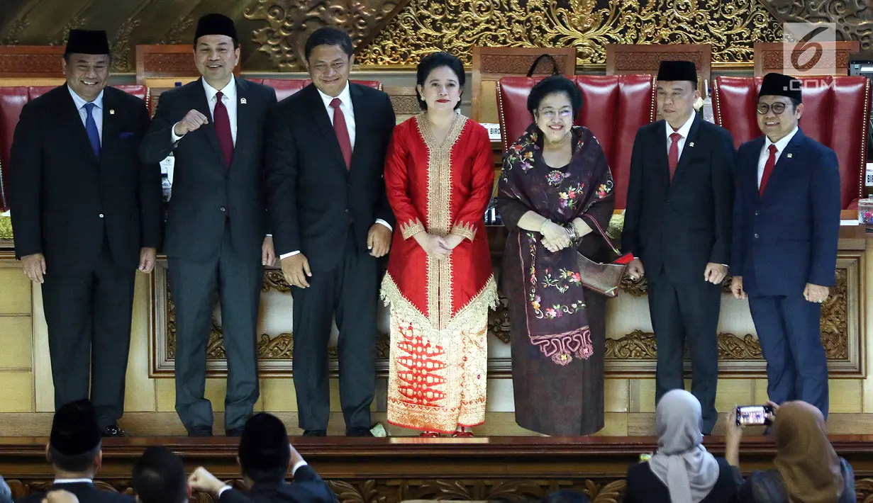 FOTO: Tok, Puan Maharani Resmi Jadi Ketua DPR 2019-2024 - Foto Liputan6.com
