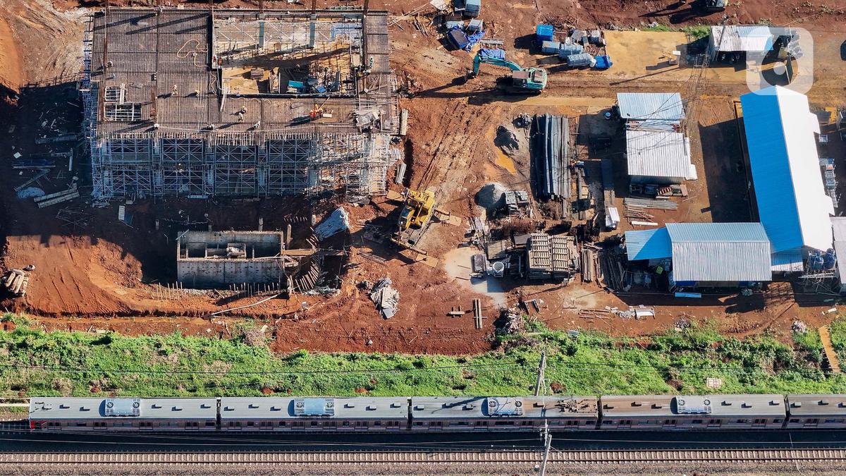 Progres Pembangunan Jatake, Bakal Stasiun KRL Termegah di Kabupaten ...