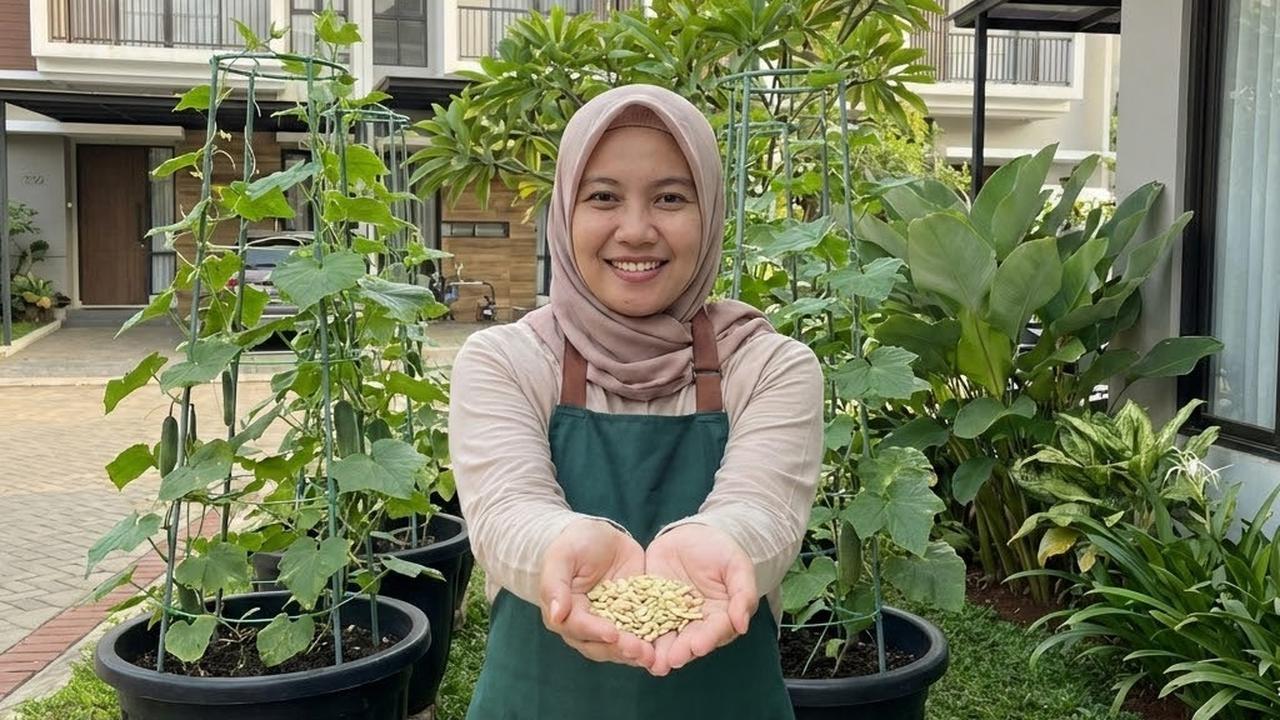 7 Cara Menanam Mentimun di Pot Hasil Maksimal dan Lebih Cepat Panen