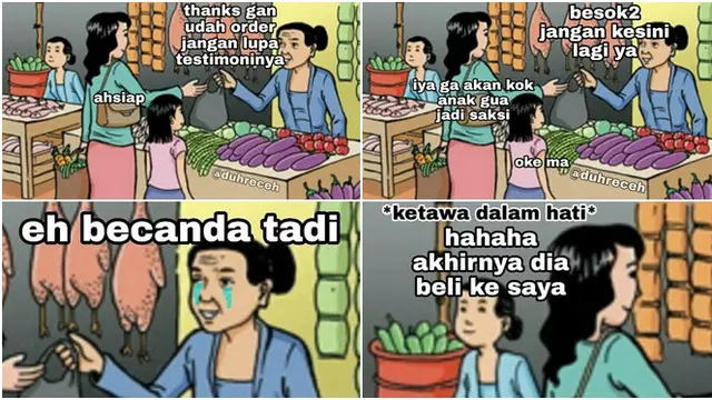 6 Meme Percakapan Orang Belanja Ini Bikin Tepuk Jidat - Hot Liputan6.com