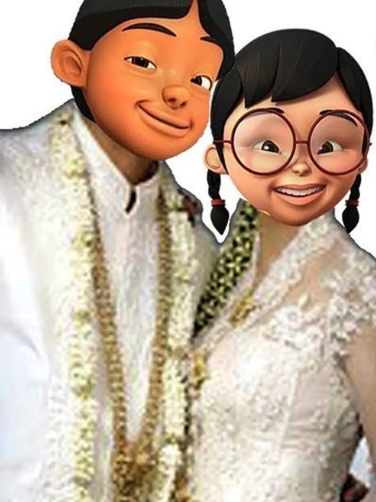 6 Editan Foto Mei Mei dan Susanti Jadi Pengantin Ini Absurd, Bikin ...