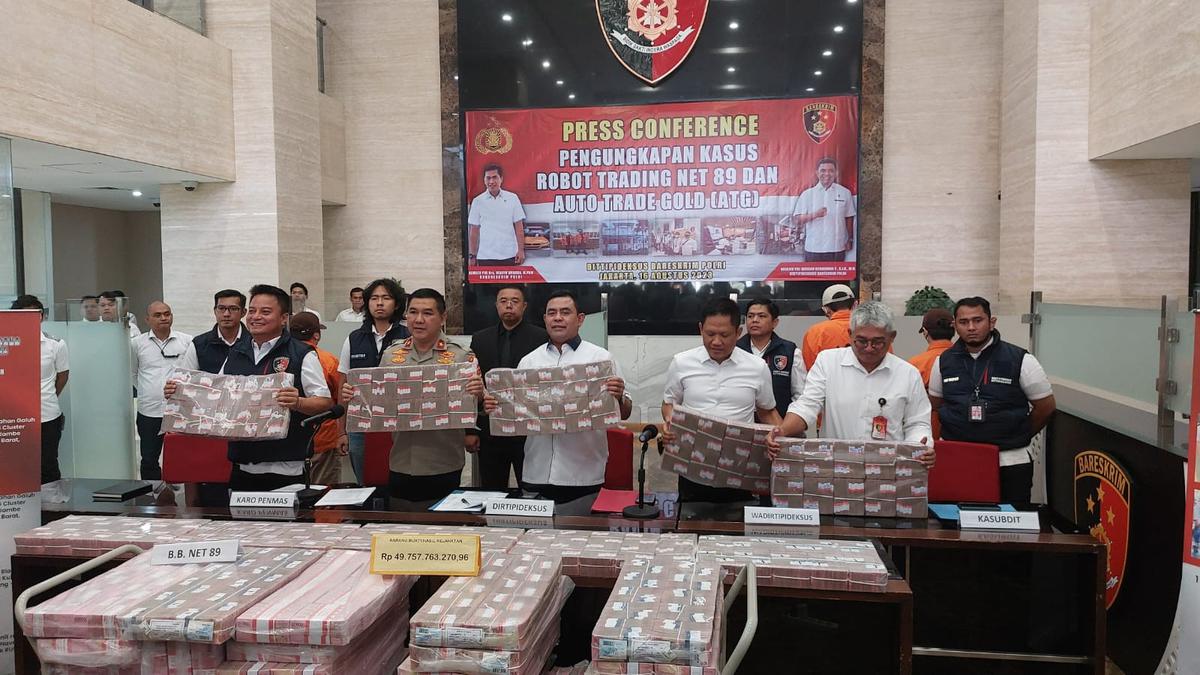 Sita Aset Kasus Robot Trading Net89 Rp1 4 Triliun Bareskrim Polri