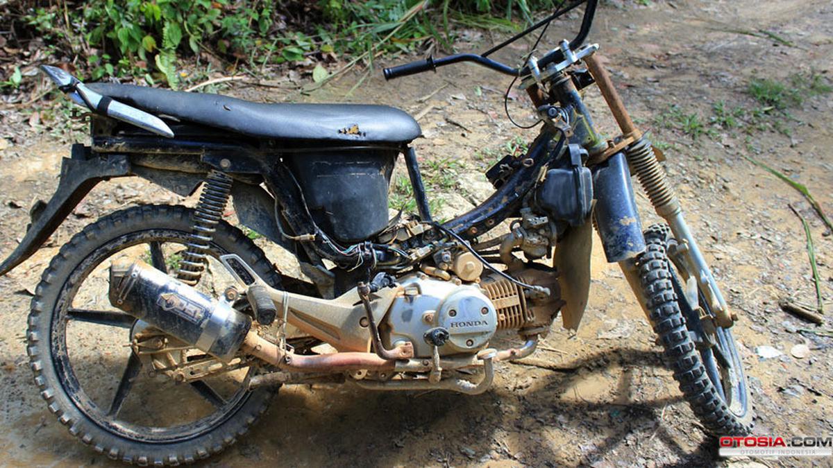 Bebek Jadi Motor Trail Modifikasi