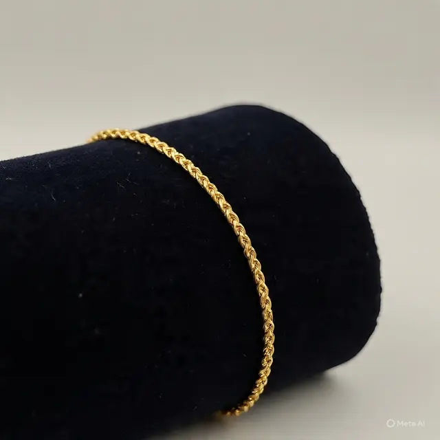 6 Model Gelang Tali Terbaru Emas 24 Karat 3 Gram, Kombinasi Gaya dan ...