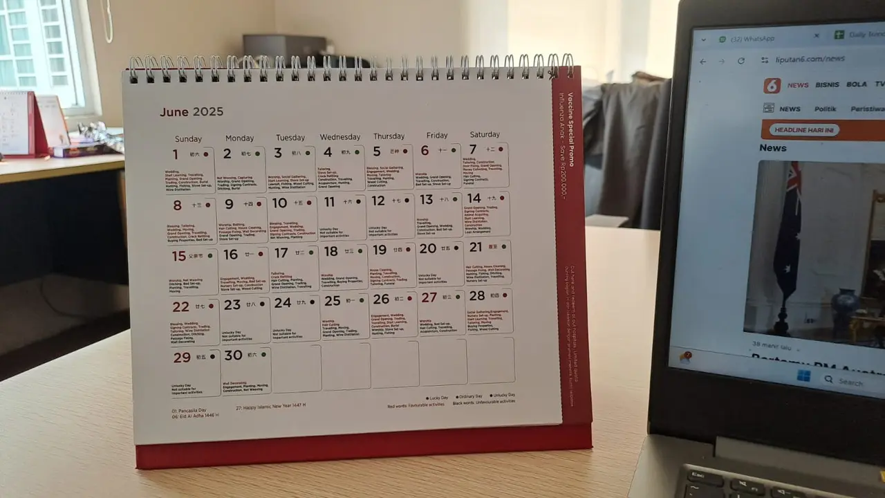 Kalender Libur Tanggal Merah dan Cuti Bersama Juni 2025: Siap-Siap Long ...