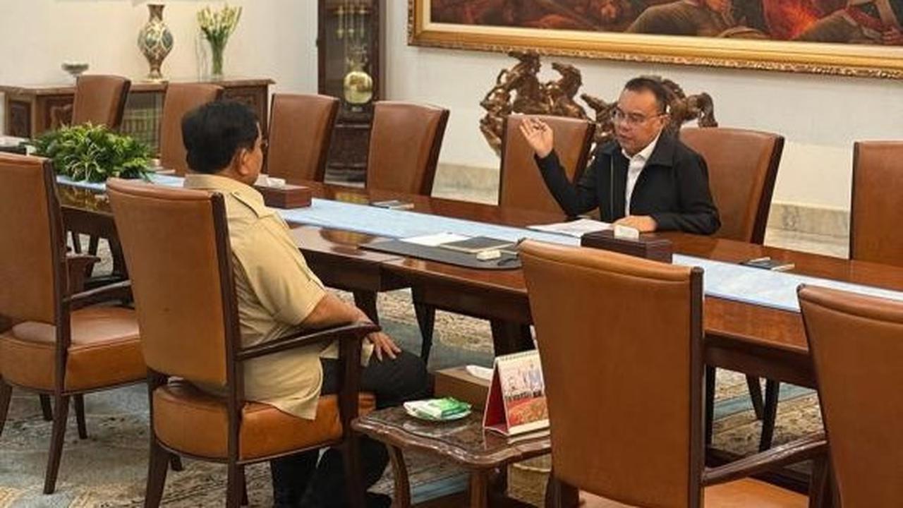 Kala Prabowo Subianto dan Dasco Bicara 4 Mata di Istana Merdeka, Ini ...
