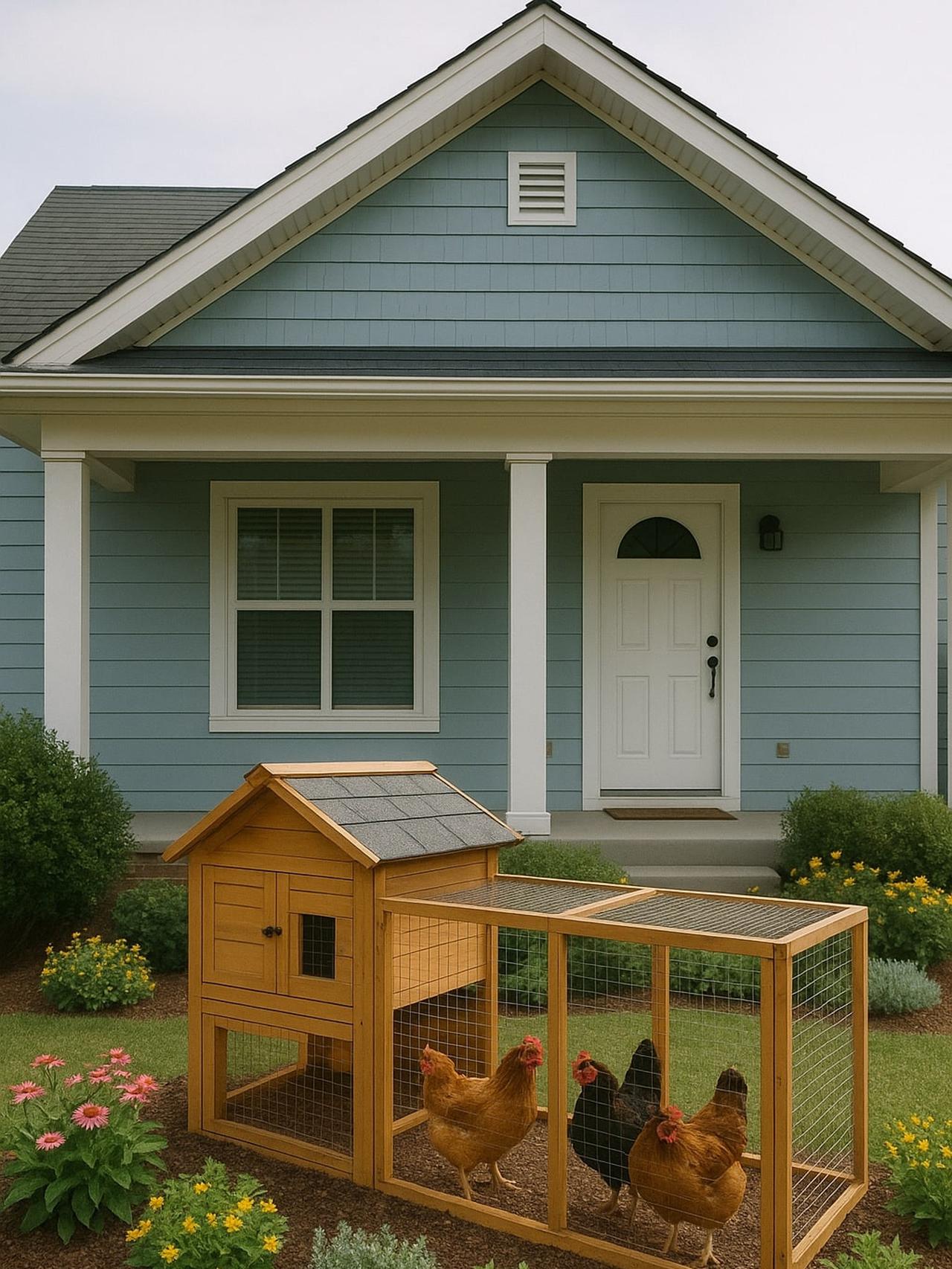 6 Model Kandang Ayam di Depan Rumah untuk Lahan Sempit, Fungsional dan Rapi