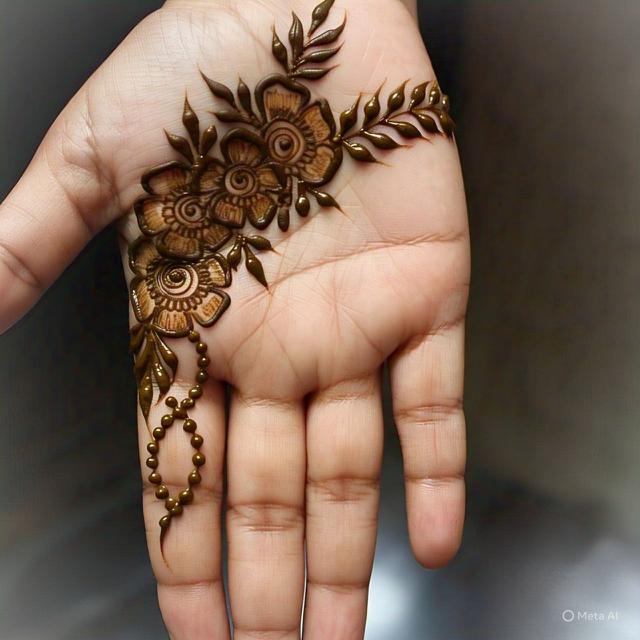15 Desain Henna Simple dan Penuh Makna, Mudah Dibuat dan Memukau