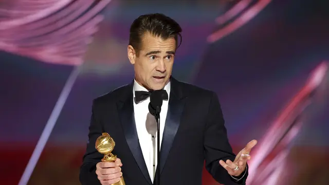 Colin Farrell Menang di Golden Globes 2023, Malah Sanjung-Sanjung Ana ...