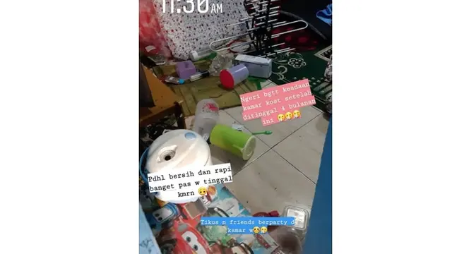 6 Potret Kos-kosan yang Ditinggal Pulang Berbulan-bulan karena Corona ...