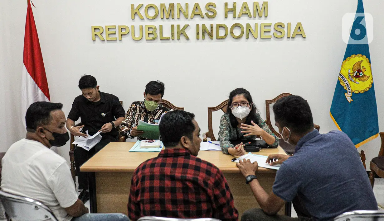 Sambangi Komnas HAM, Aliansi Masyarakat Anti Mafia Tambang Laporkan Aduan dan Audiensi - Foto ...