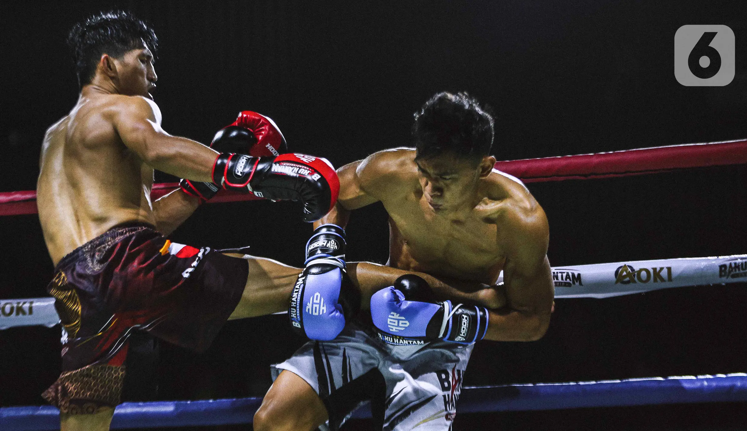 Aksi Para Petarung Saat Unjuk Kemampuan di Baku Hantam Championship ...