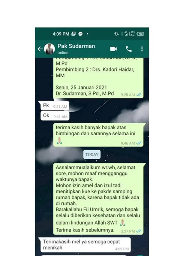 6 Chat Dosen Ulang Tahun Ini Bikin Mahasiswa Geleng Kepala - Hot ...