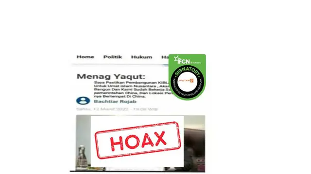 Cek Fakta: Hoaks Menag Yaqut Cholil Qoumas Bakal Bikin Kiblat Baru untuk Umat Islam Nusantara di ...