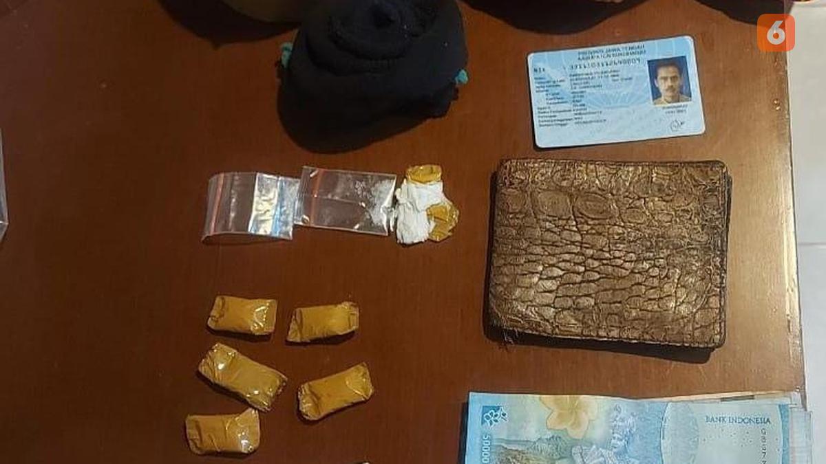 Kakek 59 Tahun di Sukoharjo Dibekuk saat Transaksi Narkoba dengan ...