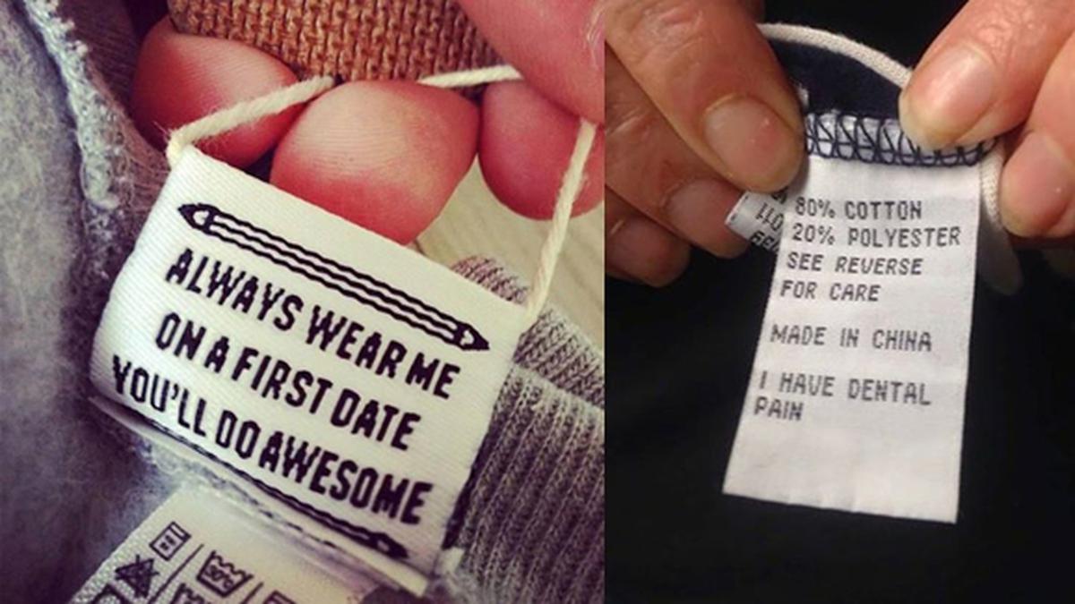 Langka: Keterangan di Label Baju Unik Ini Sukses Bikin Ngakak