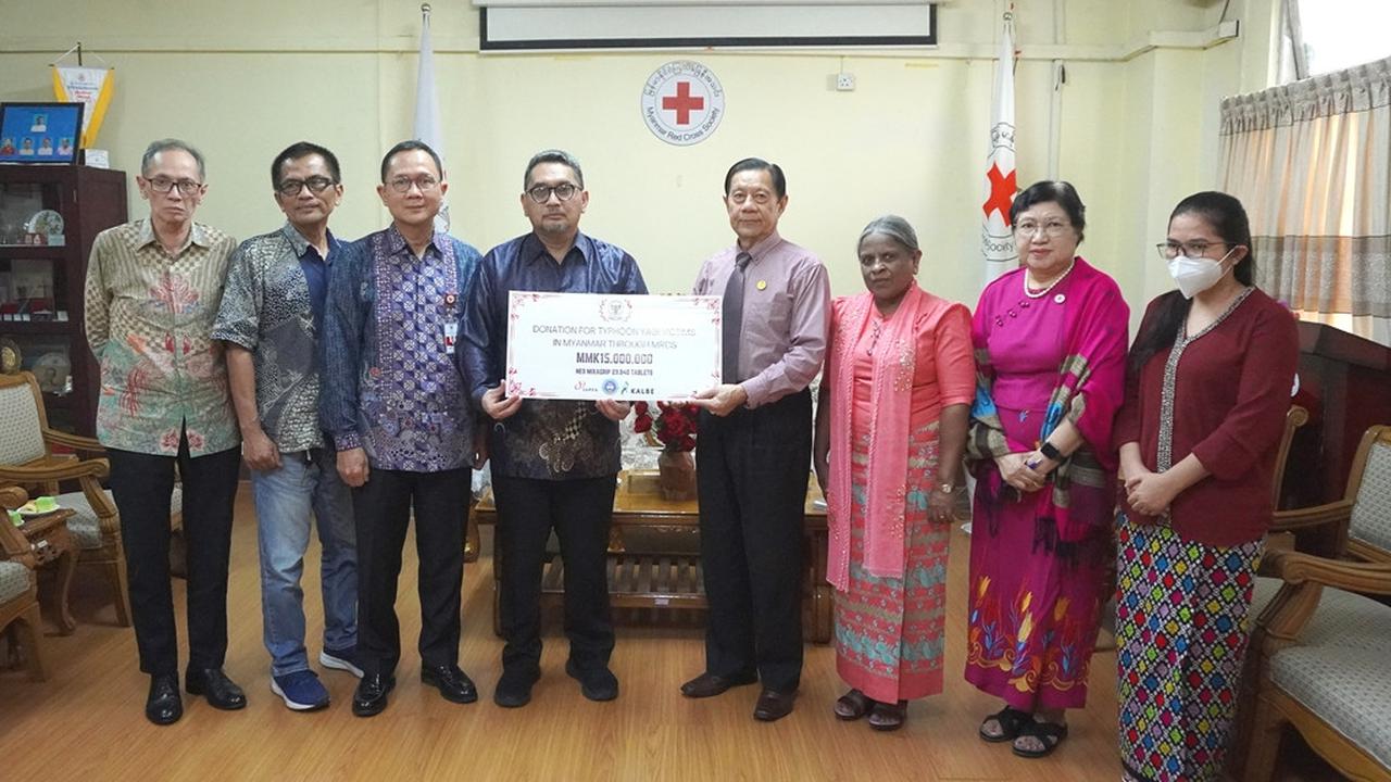 KBRI Yangon Salurkan Bantuan untuk Korban Topan Yagi di Myanmar